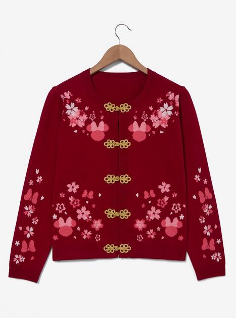 Disney Minnie Mouse Chinese New Year Floral Women's Cardigan — BoxLunch ...