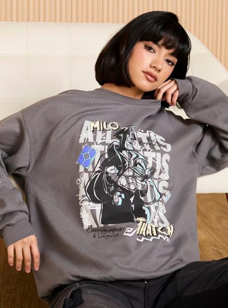 Disney Atlantis: The Lost Empire Milo Doodle Women's Crewneck ...