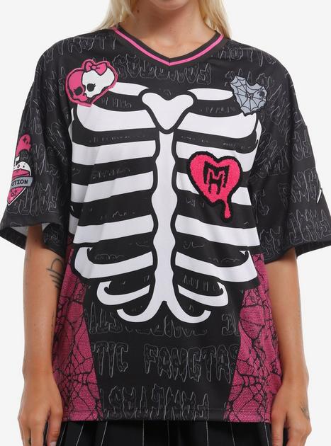 Monster High Rib Cage Patch Girls Jersey | Hot Topic