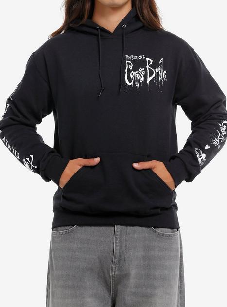 Corpse Bride Black & White Character Icons Hoodie | Hot Topic
