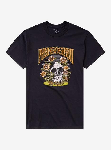 Phantogram Floral Skull T-Shirt | Hot Topic