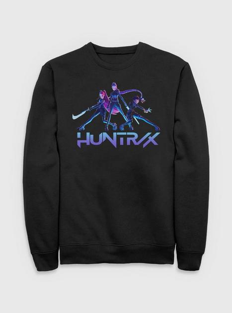 KPop Demon Hunters Battle Huntrix Sweatshirt - BLACK | Hot Topic