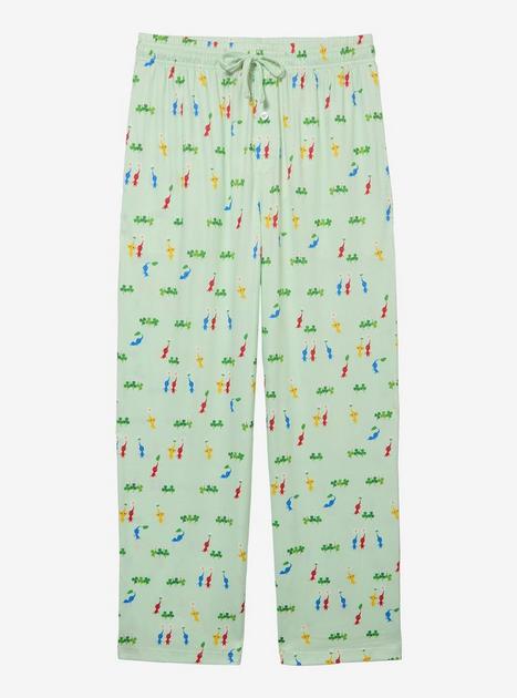 Pikmin Clovers Allover Print Sleep Pants - BoxLunch Exclusive | BoxLunch