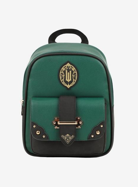 Wicked Green & Black Buckle Mini Backpack | Hot Topic