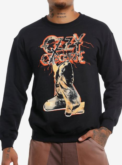 Ozzy Osbourne Blizzard Of Ozz Puff Print Sweatshirt | Hot Topic