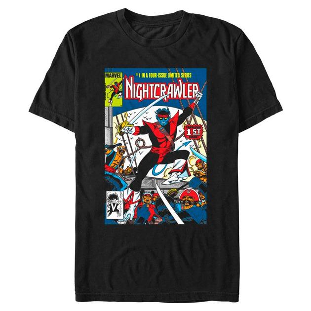 Marvel Nightcrawler Poster Big & Tall T-Shirt - BLACK | Hot Topic