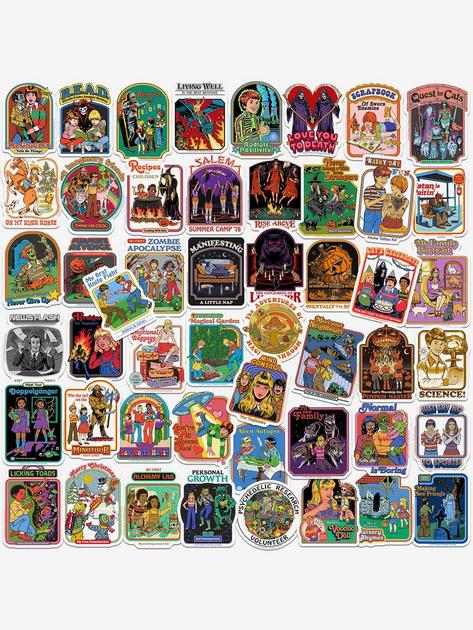 Steven Rhodes Twisted Humor 50ct Sticker Pack | Hot Topic