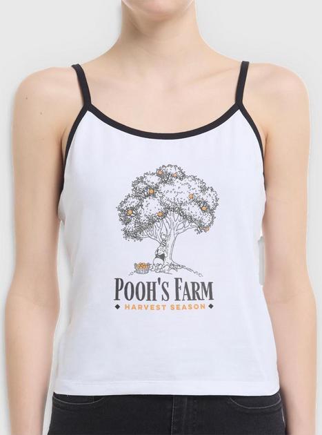 Disney Winnie The Pooh Pooh's Farm Harvest Season Womens Cami - WHITE ...