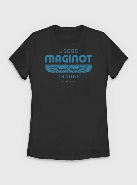 Alien: Earth USCSS Maginot Logo Womens T-Shirt - BLACK | BoxLunch
