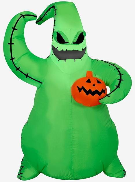Disney Nightmare Before Christmas Oogie Boogie Holding Pumpkin Airblown ...