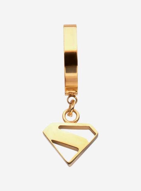 DC Comics Superman Logo Cut Out Huggie Earring | Hot Topic