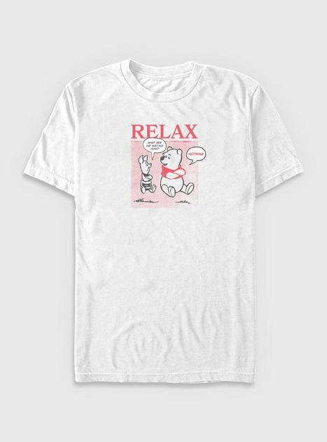 Disney Winnie The Pooh Relax Piglet And Pooh Big & Tall - WHITE | Hot Topic