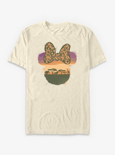 Disney Minnie Mouse Savannah Minnie Silhouette T-Shirt - BEIGETAN | Hot ...