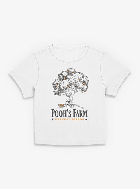 Disney Winnie The Pooh Farm Harvest Season Girls Baby Tee - WHITE | Hot ...
