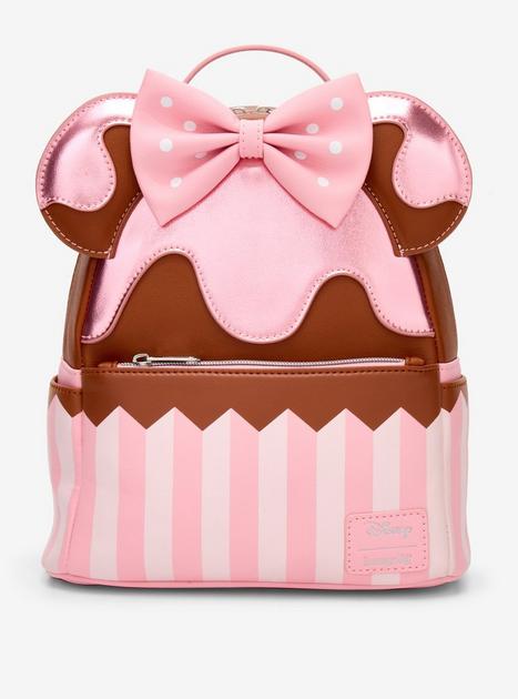 Loungefly Disney Minnie Mouse Strawberry Chocolate Cupcake Mini ...