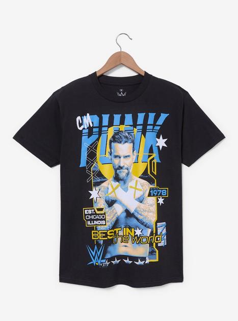 WWE CM Punk Portrait T-Shirt - BoxLunch Exclusive | BoxLunch