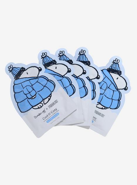 The Crème Shop Peanuts Snoopy Cool & Cozy Face Sheet Mask Set | Hot Topic