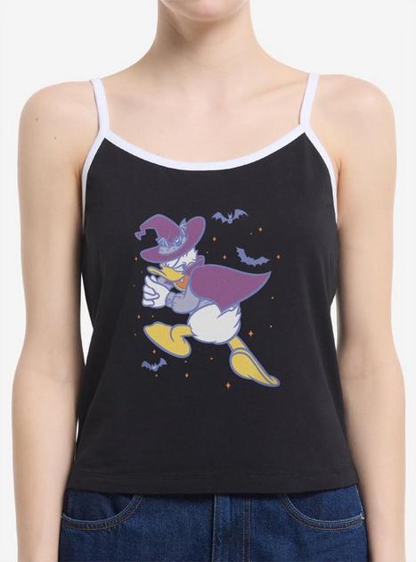Disney Donald Duck Spooky Duck Girls Cami - BLACK | Hot Topic