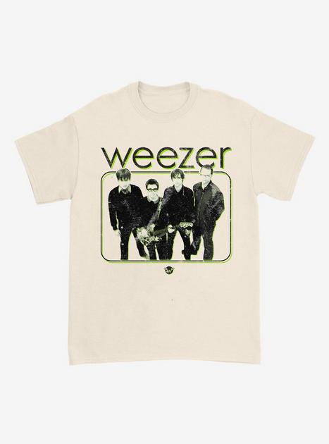 Weezer Green Framed Portrait T-Shirt | Hot Topic