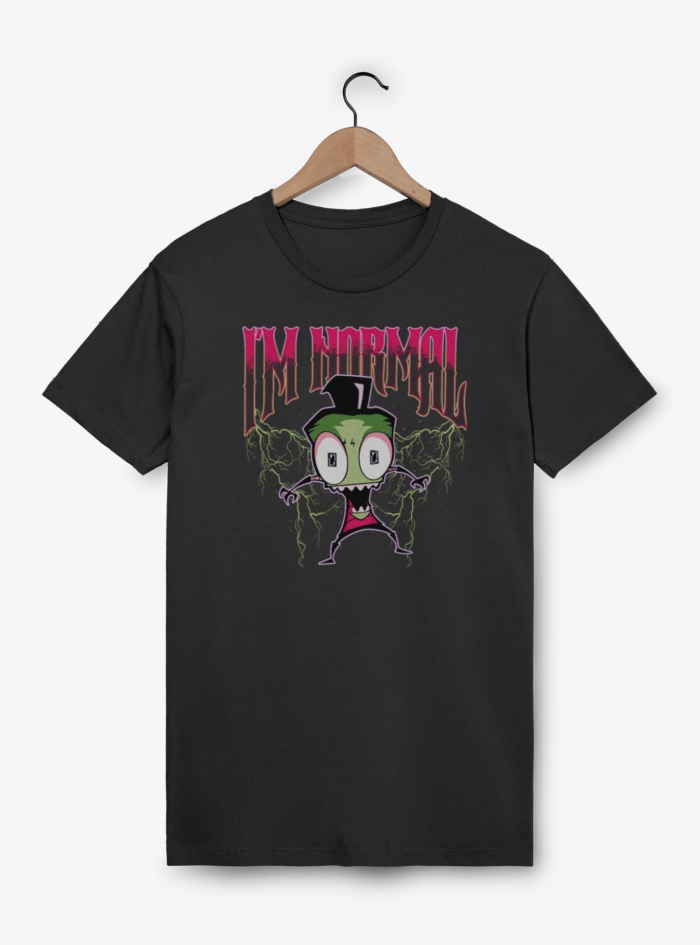 Invader ZIM I'm Normal T-Shirt - BLACK | BoxLunch