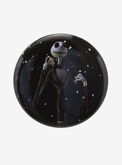 The Nightmare Before Christmas Jack Snow 3 Inch Button | Hot Topic