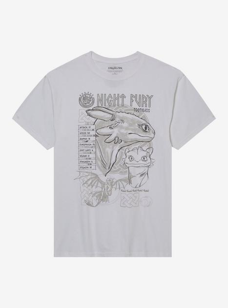 How To Train Your Dragon Toothless Sketch T-Shirt | Hot Topic
