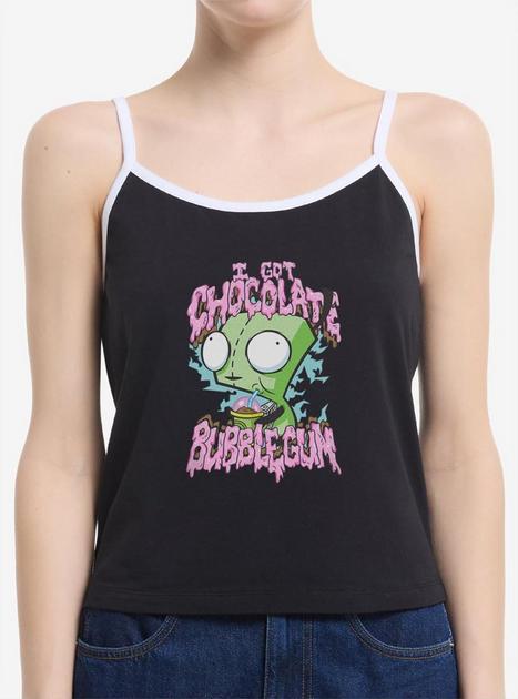 Invader ZIM Chocolate Bubblegum Girls Cami - BLACK | Hot Topic