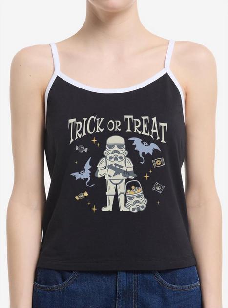 Star Wars Stormtrooper Trick Or Treat Girls Cami - BLACK | Hot Topic