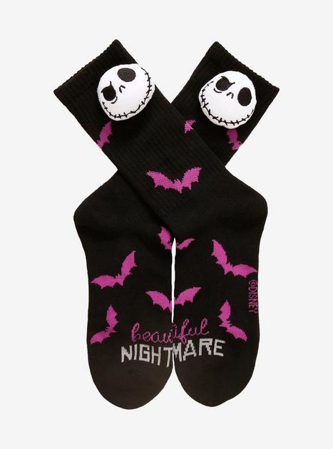 The Nightmare Before Christmas Plush Jack Crew Socks | Hot Topic