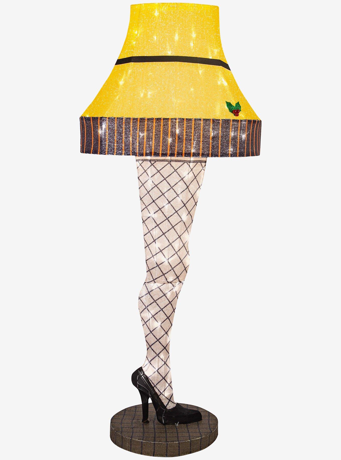 A Christmas Story Leg Lamp 3D Holiday Lighted Tinsel Sculpture | BoxLunch