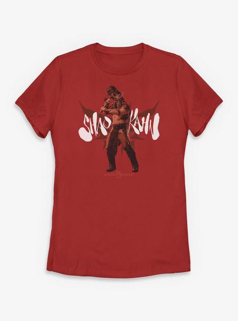 Mortal Kombat Shao Kahn Hammer Womens T-Shirt - RED | BoxLunch
