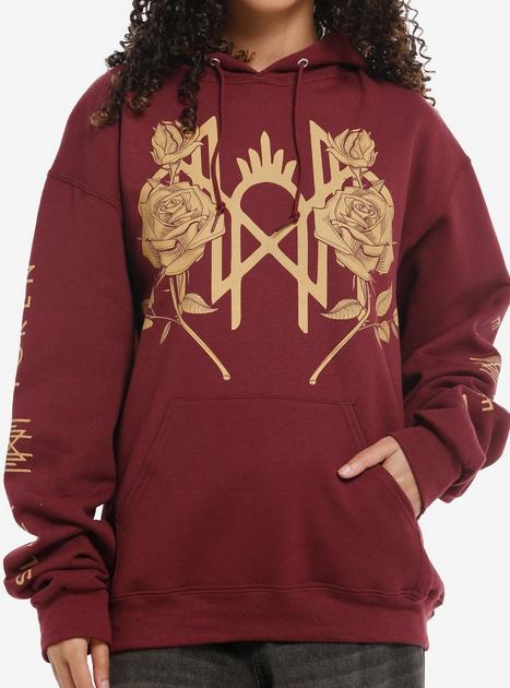 Sleep Token Even In Arcadia Floral Rune Hoodie | Hot Topic