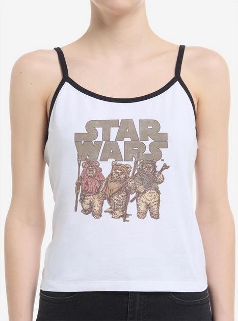 Star Wars Ewok Group Womens Cami Tank Top - WHITE | BoxLunch