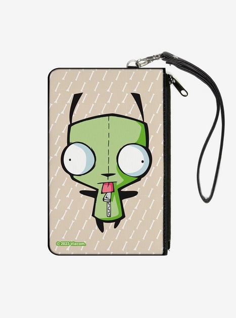 Invader Zim GIR and Bone Zip Clutch Wallet | Hot Topic