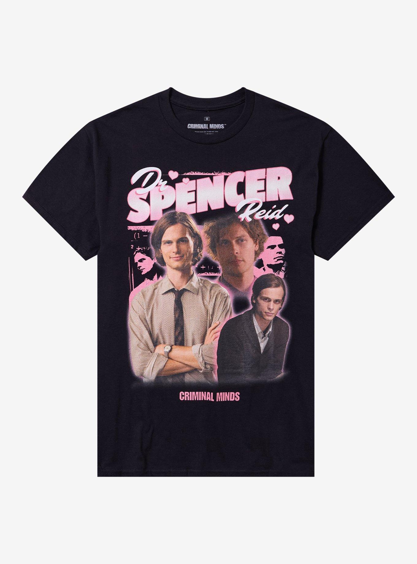 Criminal Minds Dr. Spencer Reid Hearts Collage T-Shirt | Hot Topic