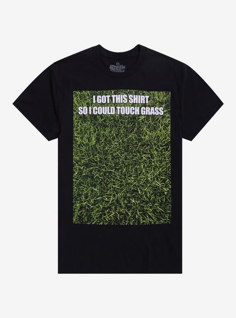 Touch Grass Image T-Shirt By Goodie Two Sleeves | Hot Topic