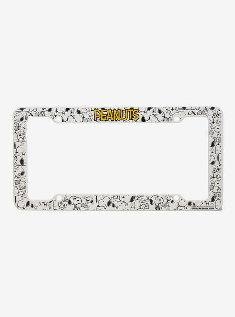 Peanuts Snoopy License Plate Frame | Hot Topic