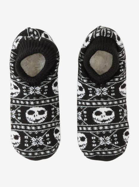 The Nightmare Before Christmas Jack Fair Isle Cozy Slippers | Hot Topic