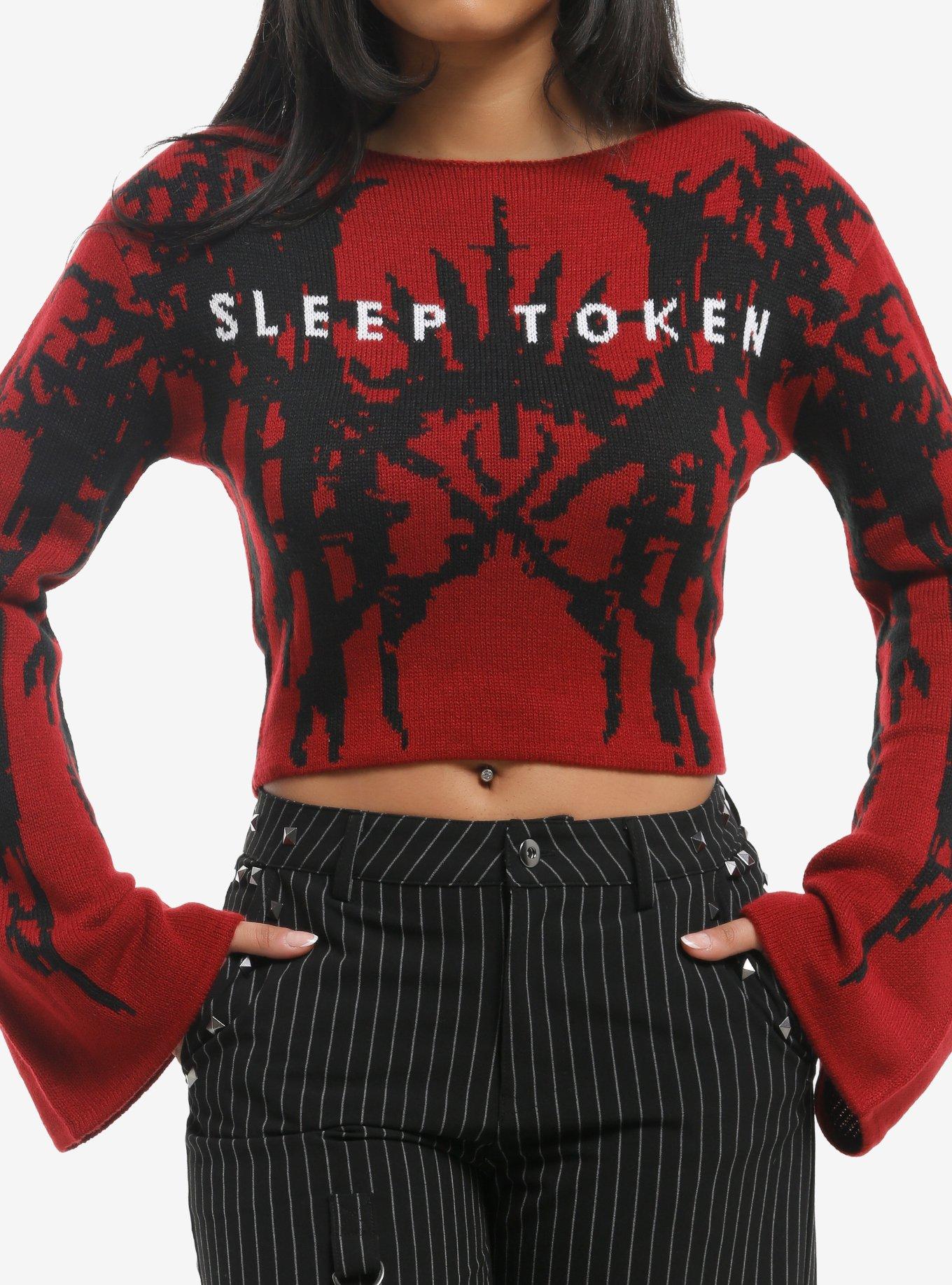 Sleep Token Runes Girls Bell Sleeve Sweater | Hot Topic