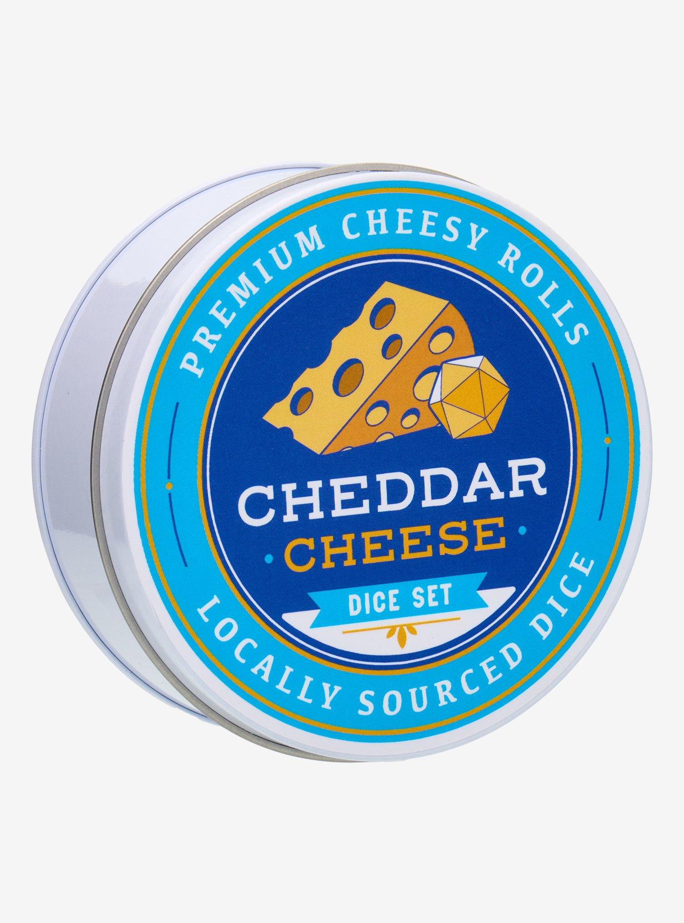 Cheese Tin Polyhedral Dice Set Hot Topic Exclusive | Hot Topic