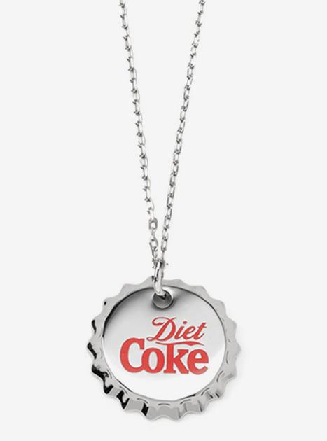 Diet Coke Bottle Cap Red Necklace | Hot Topic