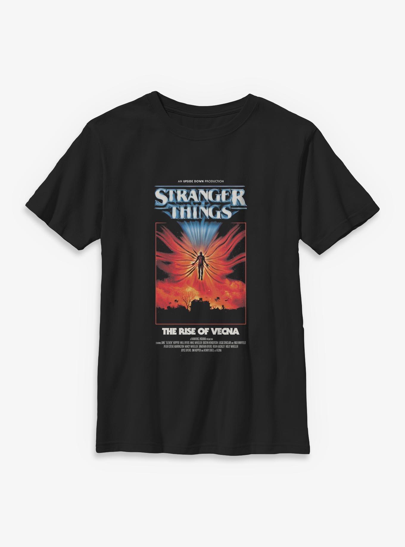 Stranger Things The Rise Of Vecna Youth T-Shirt - BLACK | BoxLunch