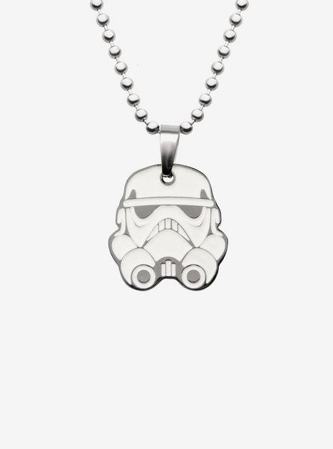 Star Wars Glow Rebels Stormtrooper Kids Pendant Necklace | BoxLunch