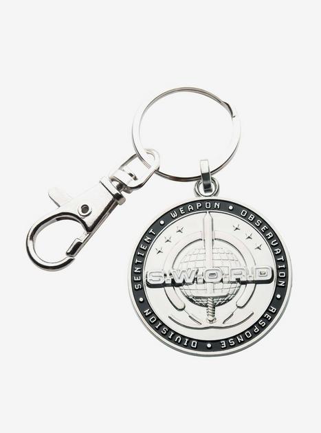 Marvel Wandavision S.W.O.R.D Logo Keychain | BoxLunch