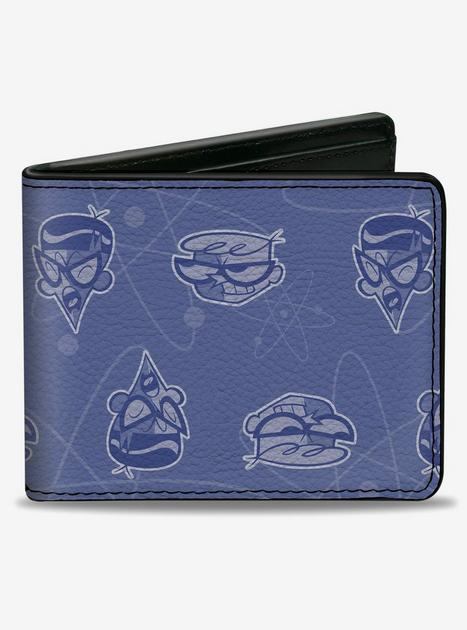 Dexter's Laboratory Dexter and Mandark Face Collage Bifold Wallet | Hot ...