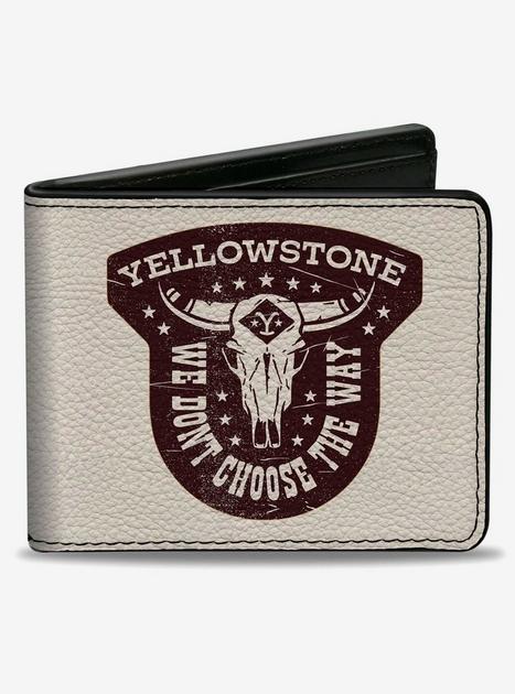 Yellowstone We Dont Choose the Way Badge Bifold Wallet | Hot Topic