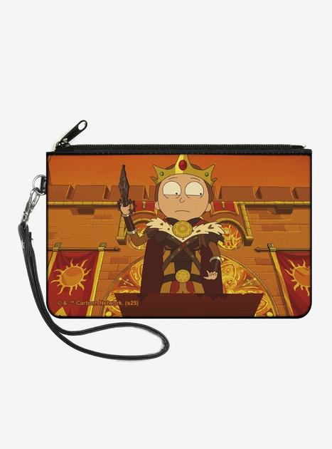 Rick and Morty King Mortaniel Sword Scene Zip Clutch Wallet | Hot Topic