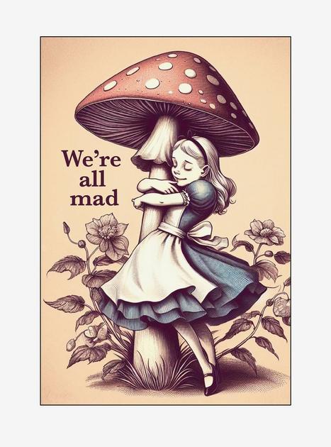 Alice's Adventures In Wonderland Mushroom Magnet | Hot Topic