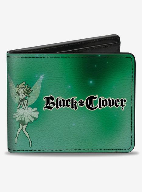 Black Clover Yuno Grinberryall and Sylph Pose with Logo Green Bifold ...