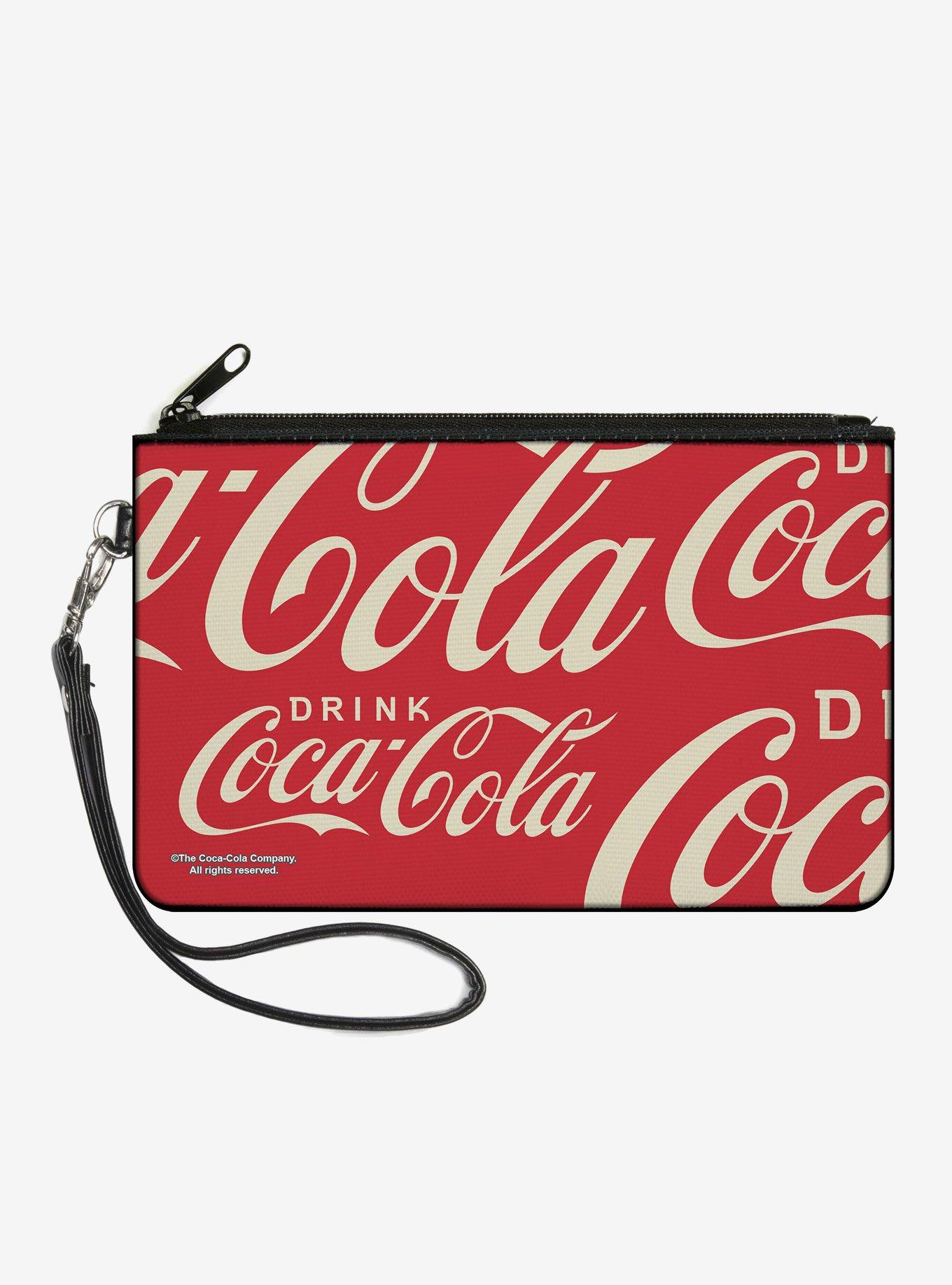 Coca-Cola Drink Coca Cola Close Up Zip Clutch Wallet | BoxLunch